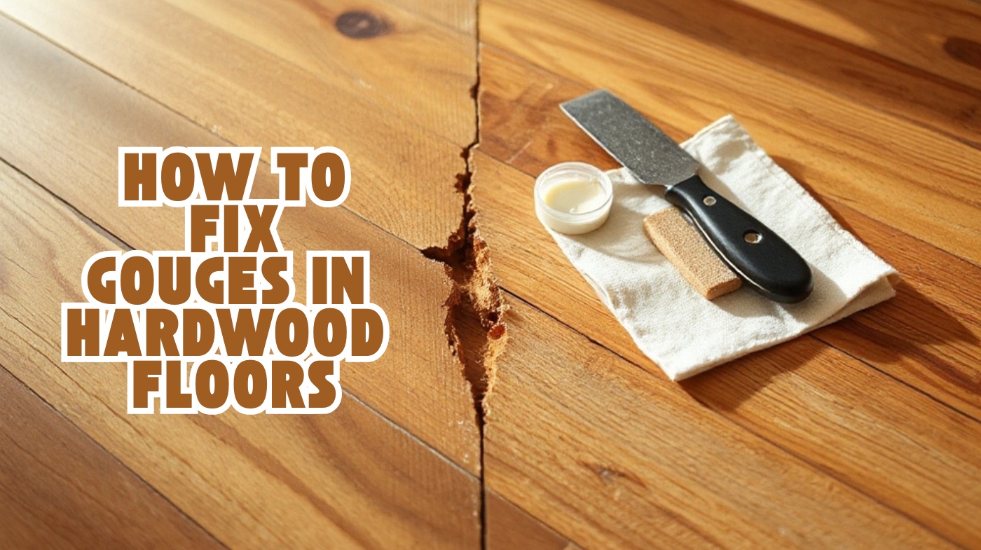 How to Fix Gouges in Hardwood Floors: Long-Lasting Repairs